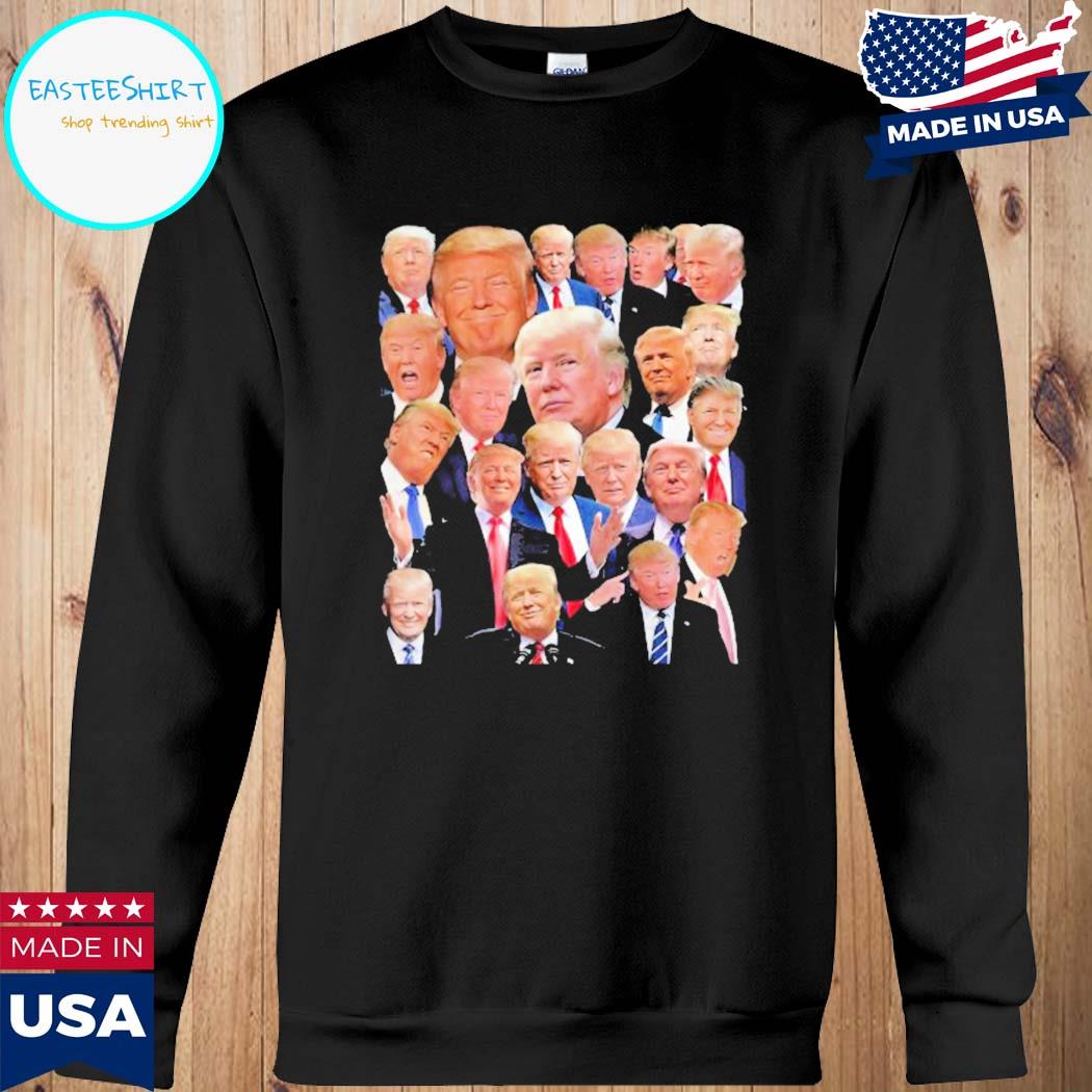 Official President Donald Trump photo collage Trump T-shirt, hoodie ...