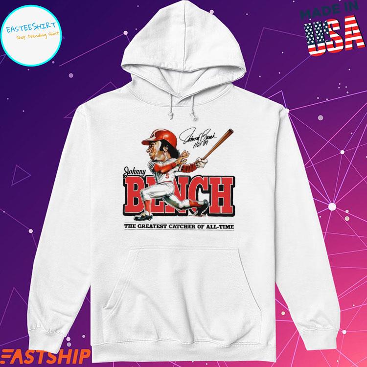 Official Johnny Bench Hall Of Heroes The Greatest Catcher Of All Time ...