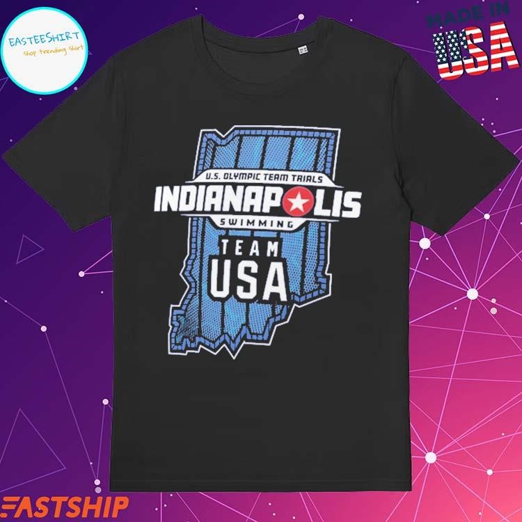 Official USA Swimming 2024 U.S. Olympic Team Trials Indy Pool T-Shirts ...