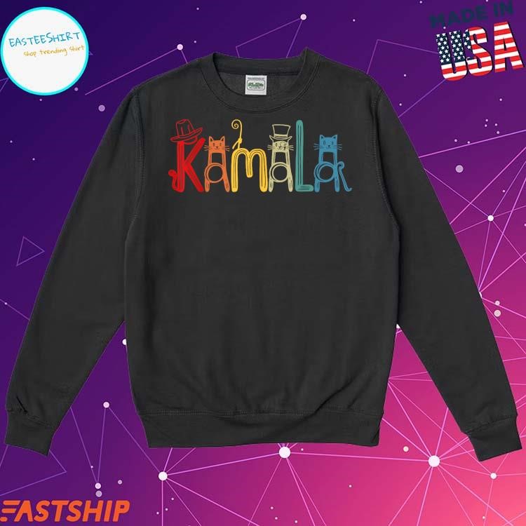 Official Kamala Harris Cat Lettering Positive T-Shirts, hoodie, tank ...
