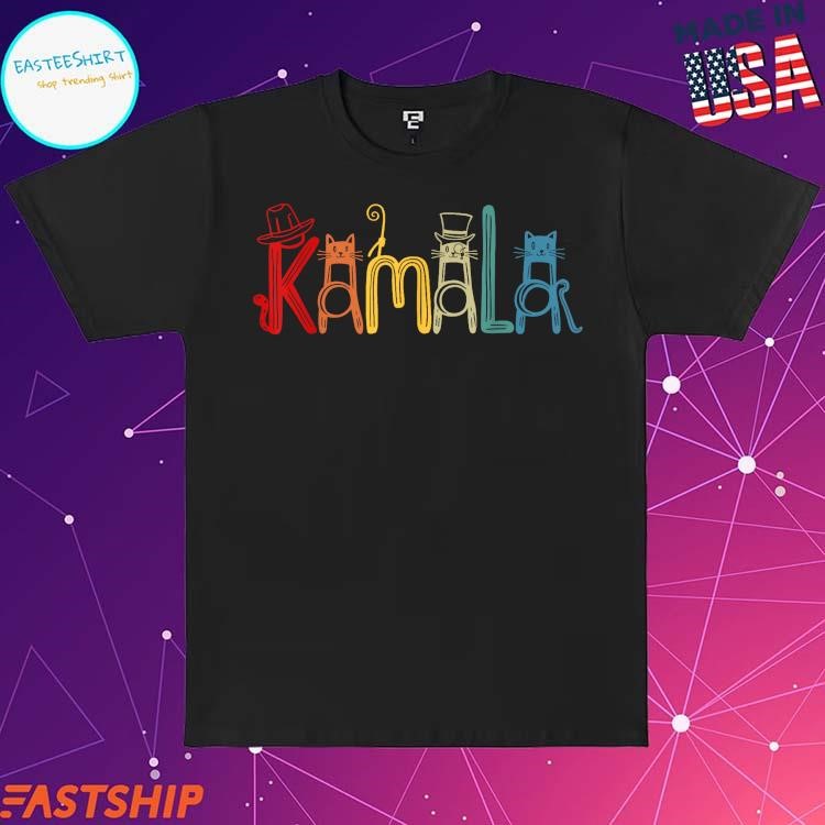 Official Kamala Harris Cat Lettering Positive T-Shirts, hoodie, tank ...